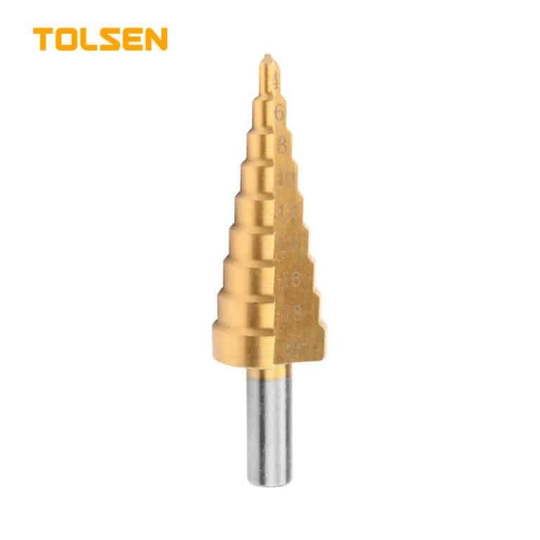 TITANIUM COATED STEP DRILL BIT - TOLSEN® Tools