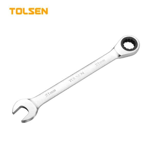 FIXED COMBINATION RATCHET SPANNER - TOLSEN® Tools