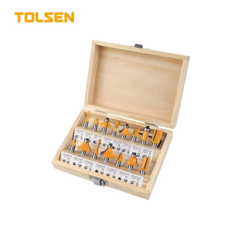 15PCS CARBIDE ROUTER BITS SET - TOLSEN® Tools