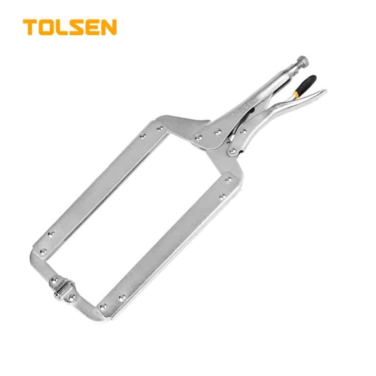 LOCKING CLAMP WITH SWIVEL PADS - TOLSEN® Tools