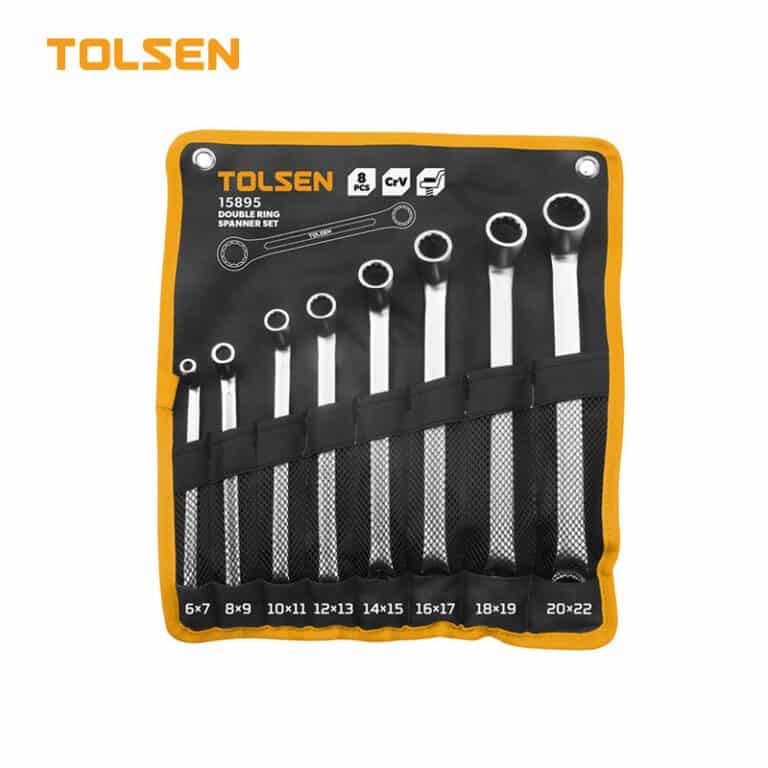 12PCS DOUBLE OPEN END SPANNER SET - TOLSEN® Tools