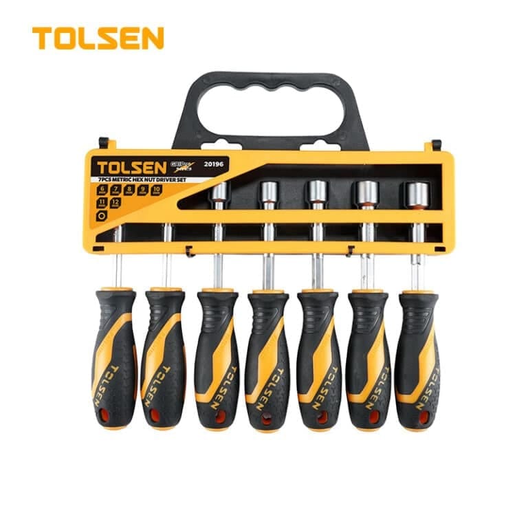 7PCS NUT SCREWDRIVER (INDUSTRIAL) - TOLSEN® Tools
