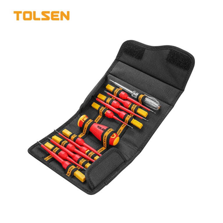 13PCS VDE INSULATED SCREWDRIVER SET (INDUSTRIAL) - TOLSEN® Tools