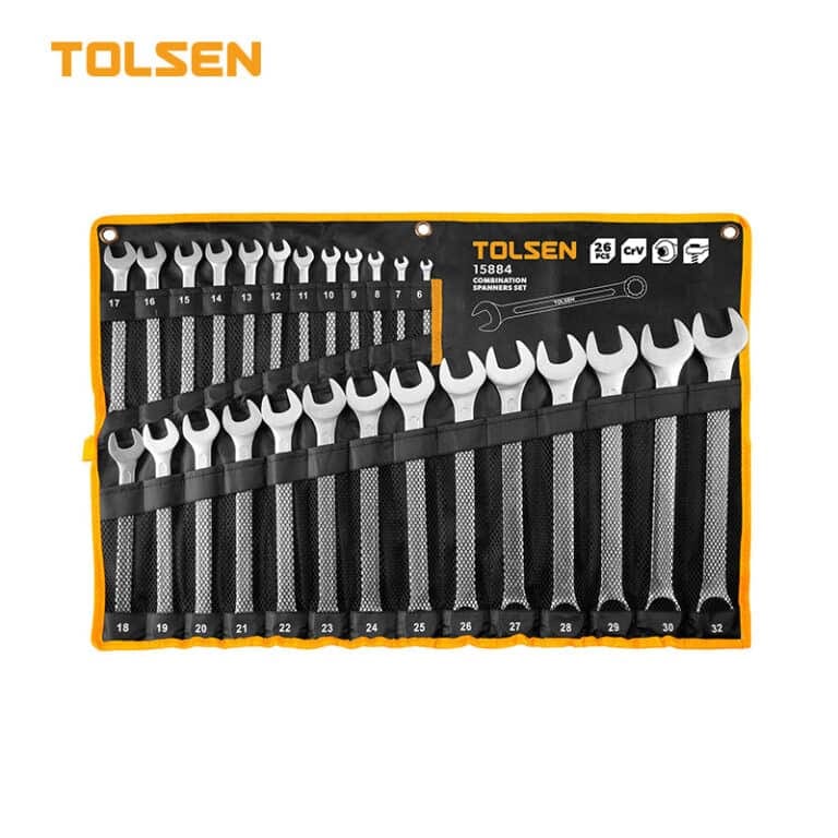 26PCS COMBINATION SPANNERS SET (INDUSTRIAL) - TOLSEN® Tools