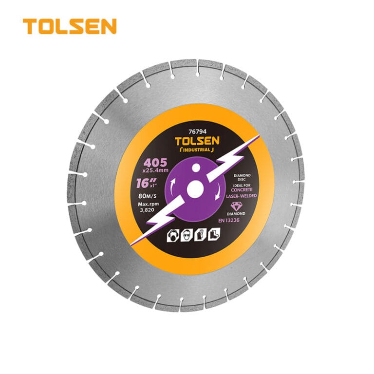 DIAMOND DISC FOR CONCRETE CUTTING (INDUSTRIAL) - TOLSEN® Tools